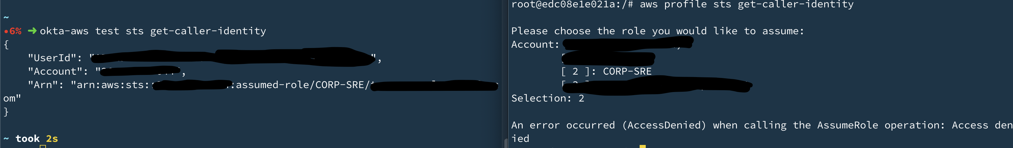 Help With Docker Process · Issue 278 · Oktadevokta Aws Cli Assume