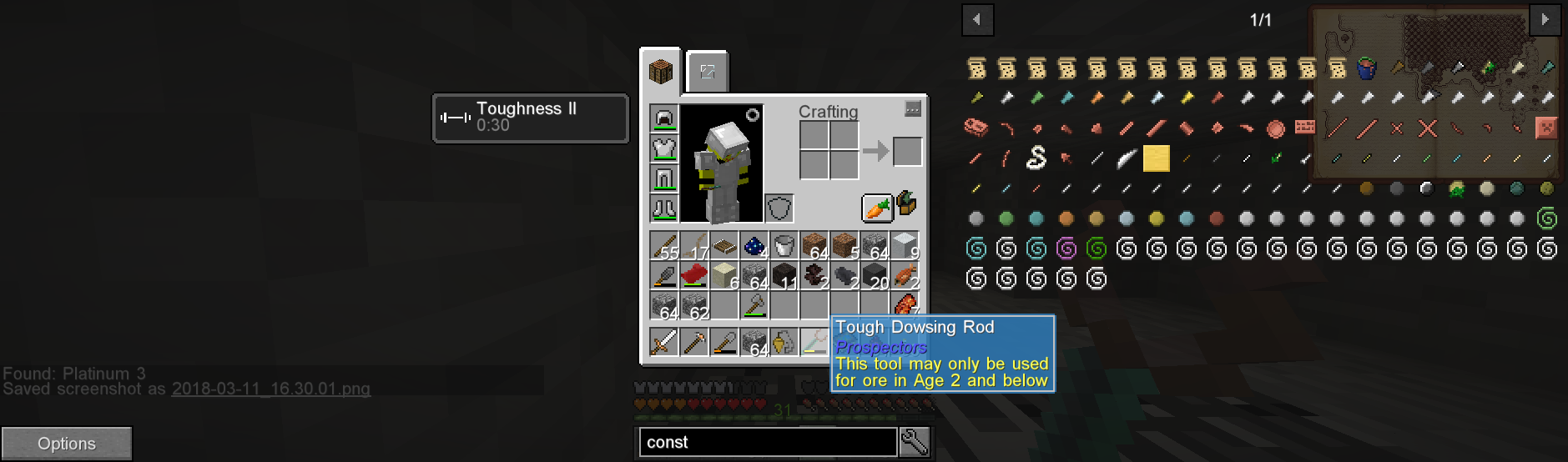 [BETA2] The Stage 2 Tough Dowsing rod is picking up Platinum · Issue ...