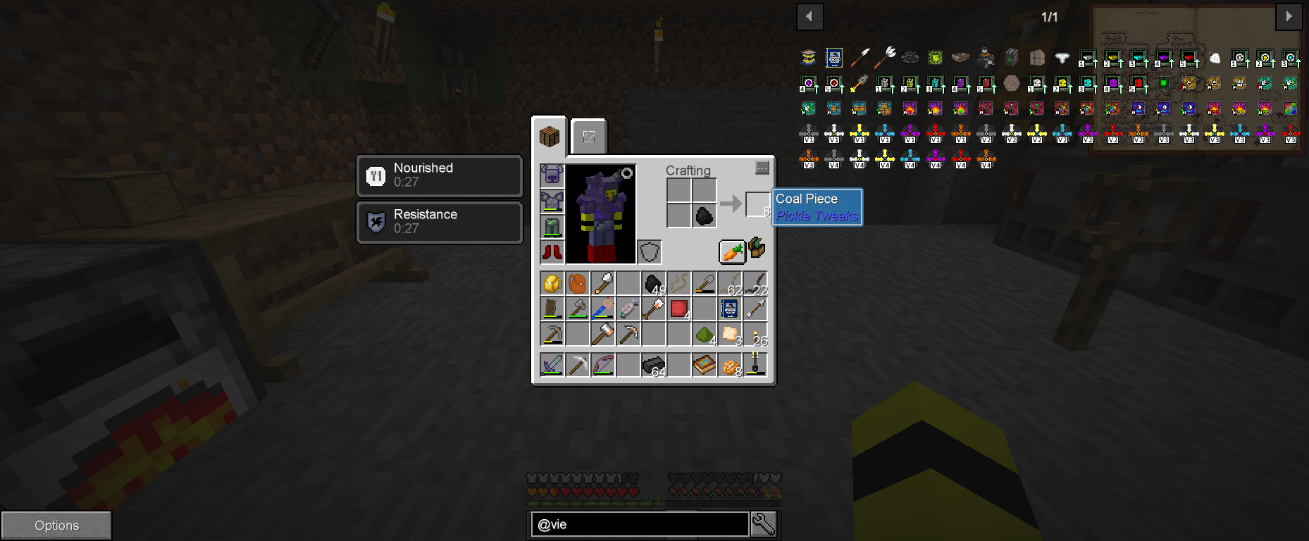 [3.0.5] Pickle Tweaks Coal Piece has invisible texture · Issue #1591 ...