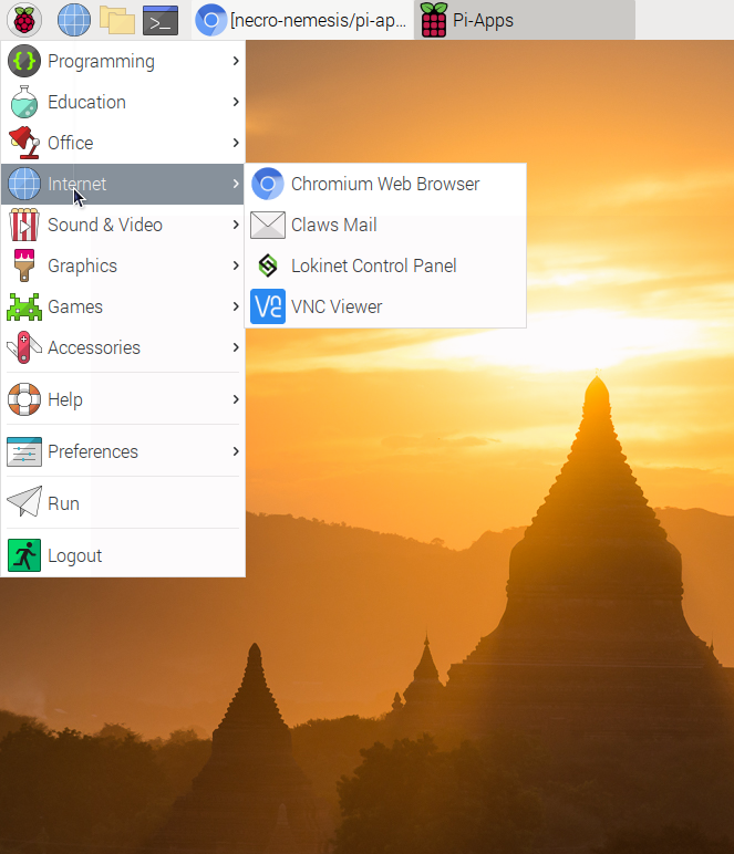 Request Lokinet - privacy network - GUI launcher be added. · Issue #378 · Botspot/pi-apps · GitHub