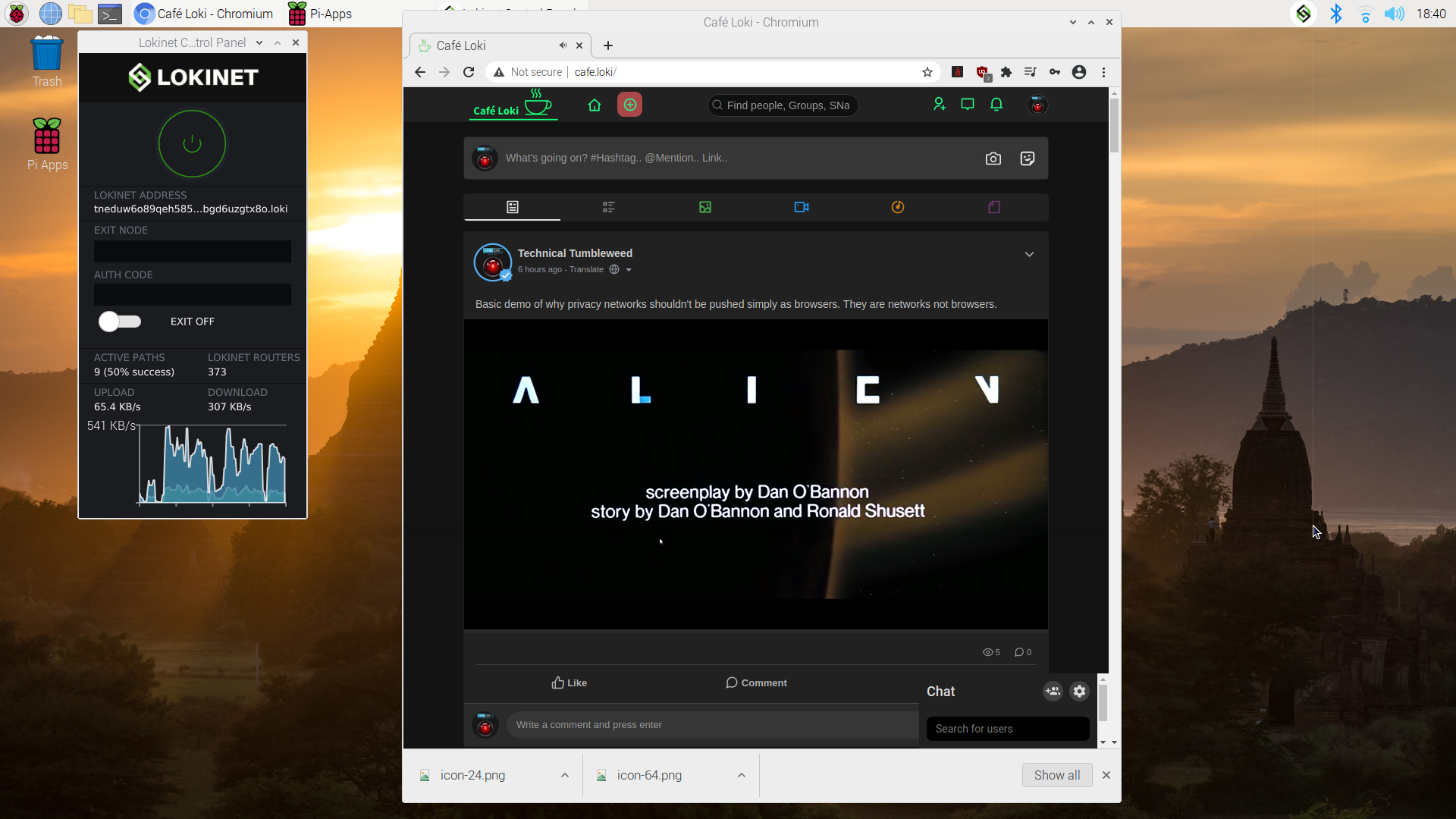 Request Lokinet - privacy network - GUI launcher be added. · Issue #378 · Botspot/pi-apps · GitHub