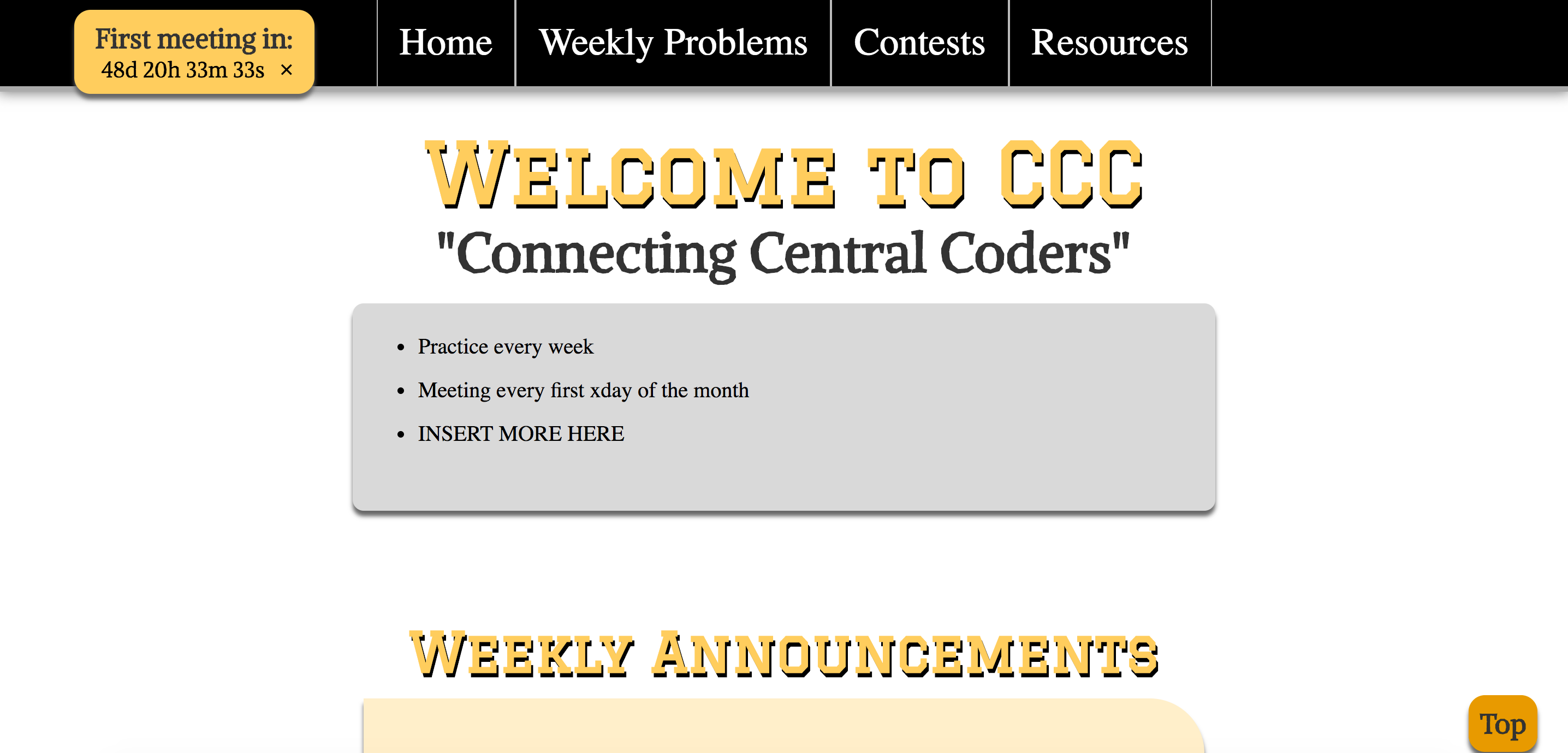 Countdown timer · Issue #11 · CentralProgramming/CentralProgramming.github.io · GitHub