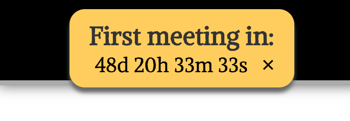 Countdown timer · Issue #11 · CentralProgramming/CentralProgramming.github.io · GitHub
