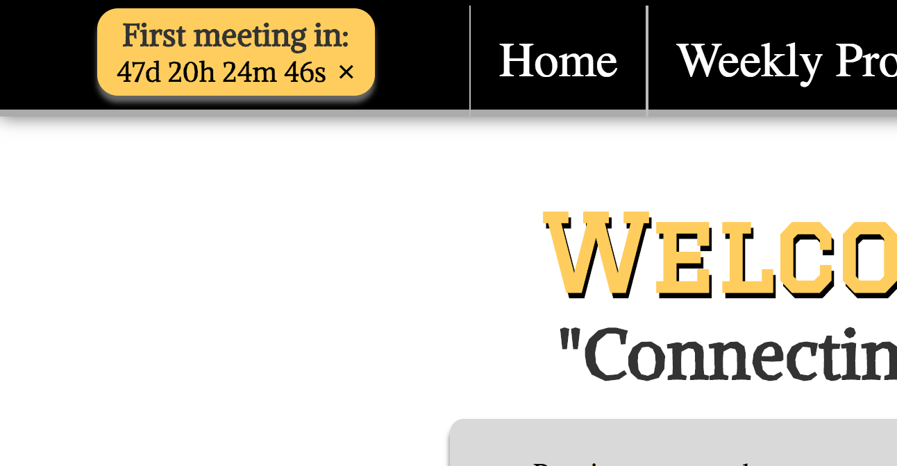 Countdown timer · Issue #11 · CentralProgramming/CentralProgramming.github.io · GitHub