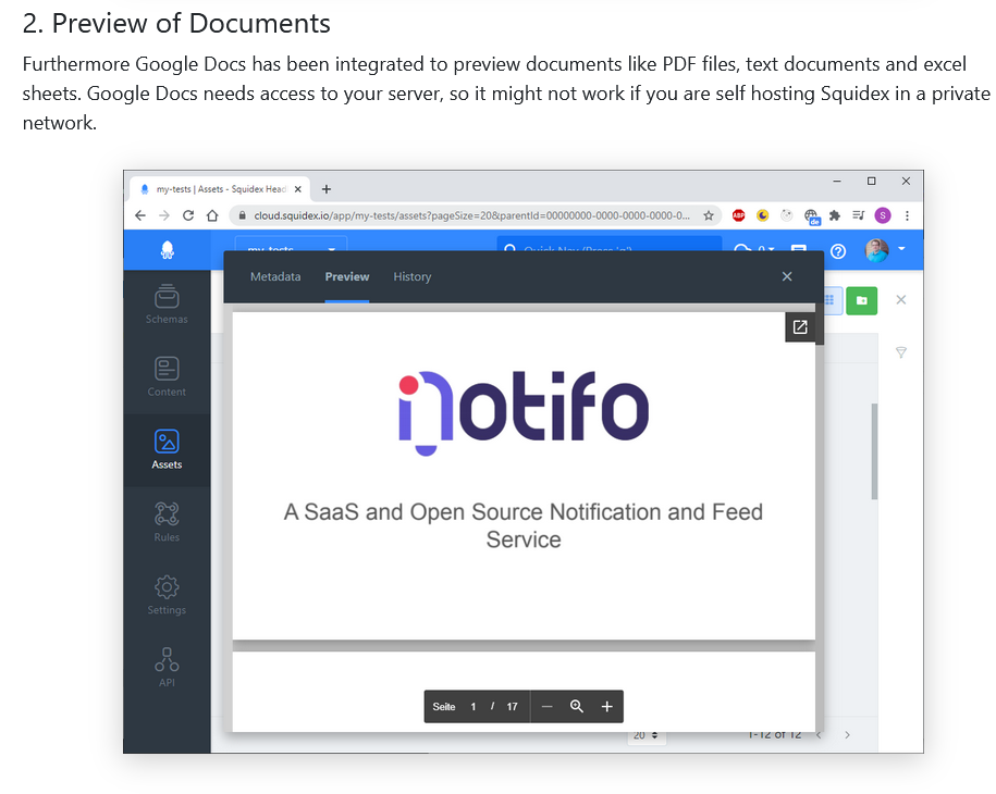 Google access to files. · Issue #769 · Squidex/squidex · GitHub