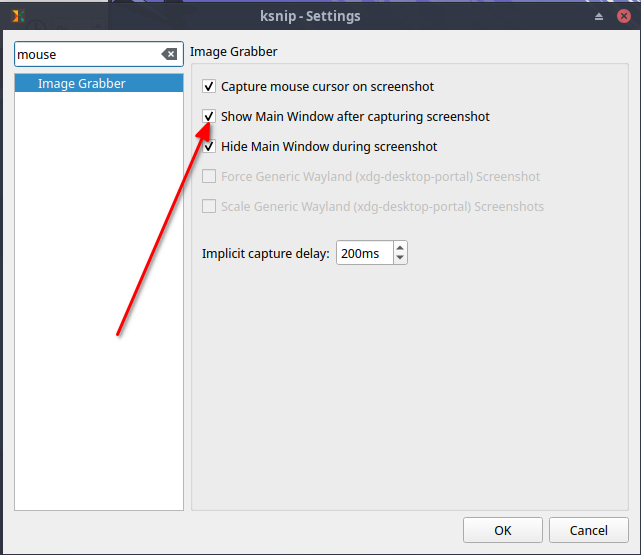 Mouse capture doesn't capture mouse · Issue #947 · ksnip/ksnip · GitHub