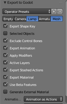 Can't export a model. · Issue #185 · godotengine/godot-blender-exporter · GitHub