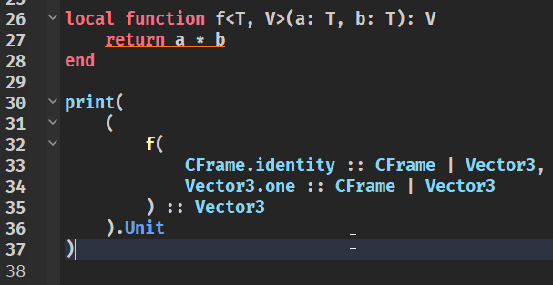 Use of an alternative operator for type templates · Issue #394 · luau ...