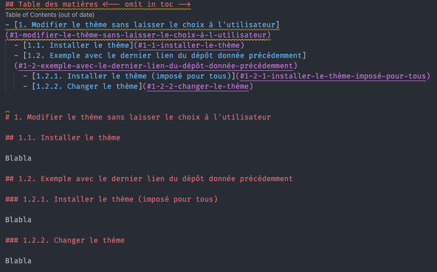 TOC generating in VSCode with Markdown All in One : not compatible with Gitea · Issue #15410 ...