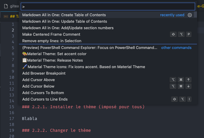TOC generating in VSCode with Markdown All in One : not compatible with Gitea · Issue #15410 ...