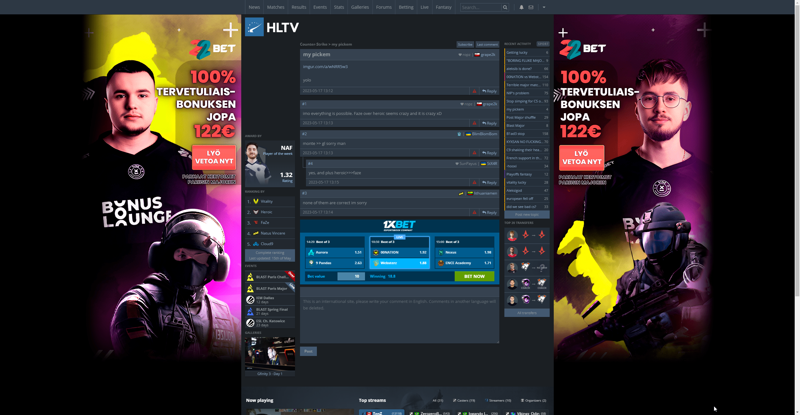 hltv.org: ads · Issue #18109 · uBlockOrigin/uAssets · GitHub