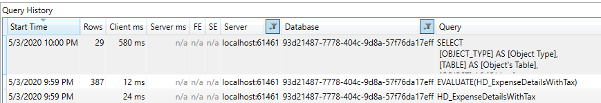 Copy Database GUID from Query History · Issue #321 · DaxStudio/DaxStudio · GitHub