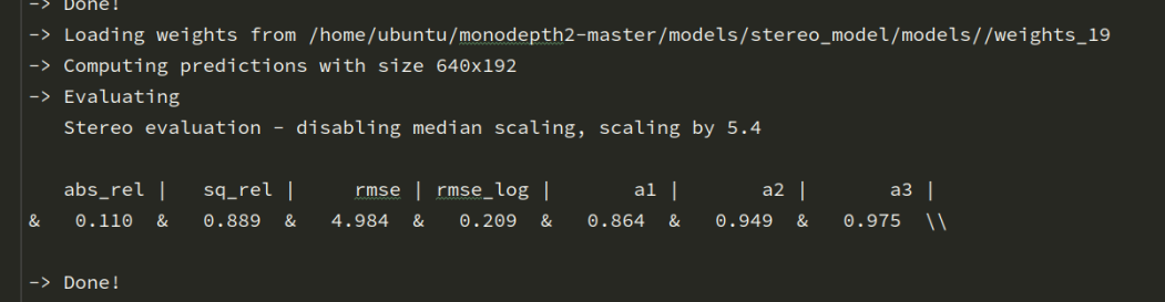 Parameter settings for mono+stereo training: · Issue #431 · nianticlabs/monodepth2 · GitHub