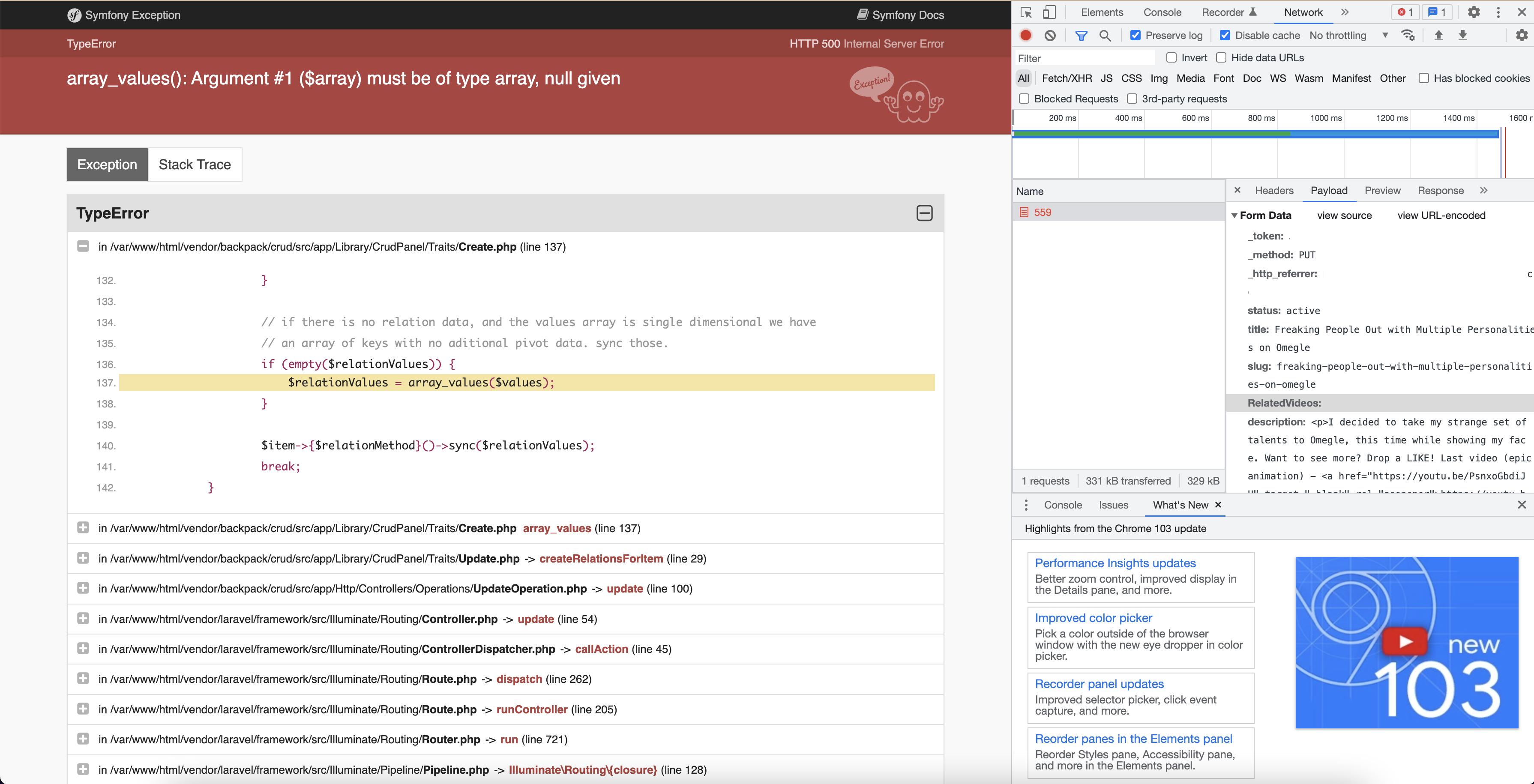 [Bug] disabling ConvertEmptyStringsToNull has side effects on the saving process for M-M ...