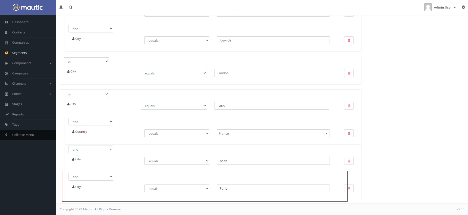 Company segment filter is changed to contact on save · Issue #12178 · mautic/mautic · GitHub