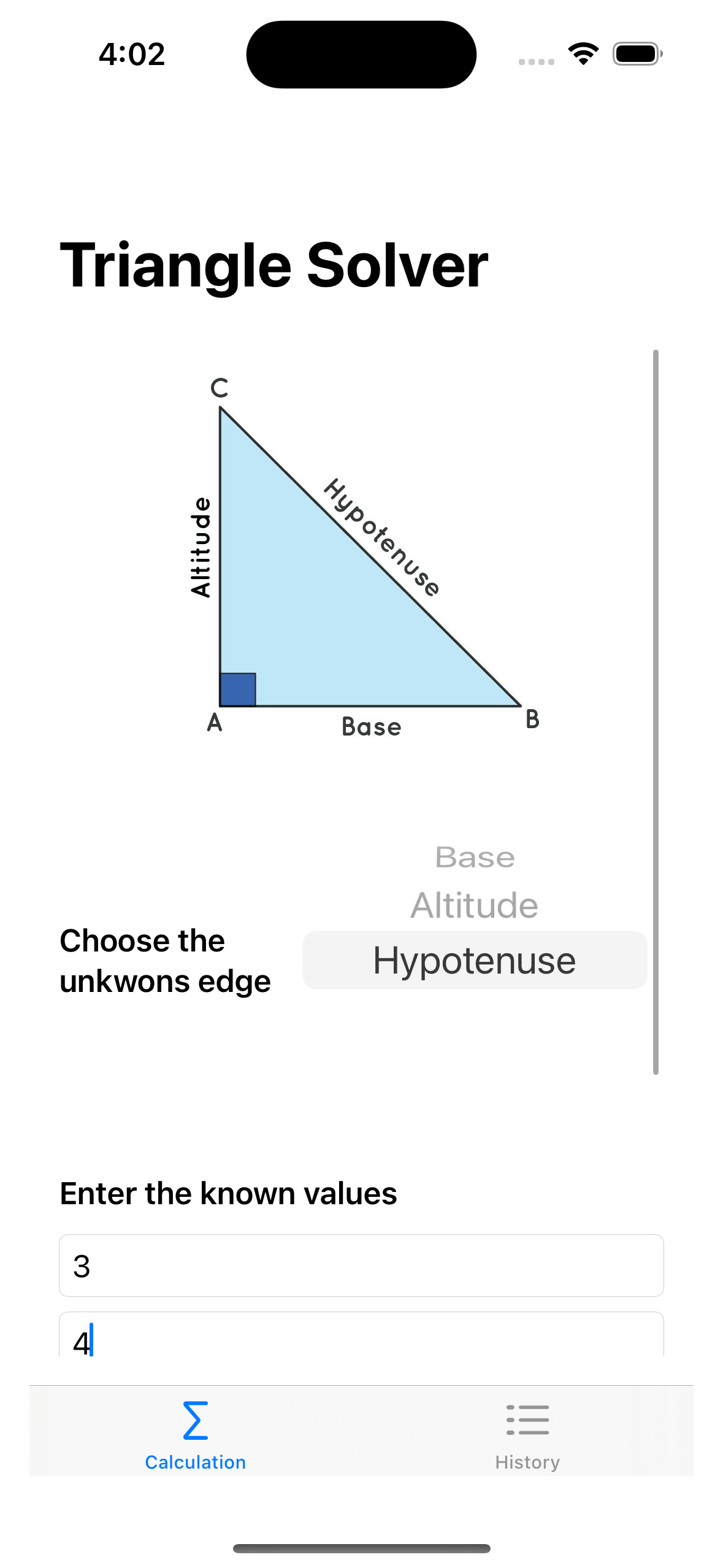 GitHub - ashen99/TriangleSolver: This is a IOS application where you ...
