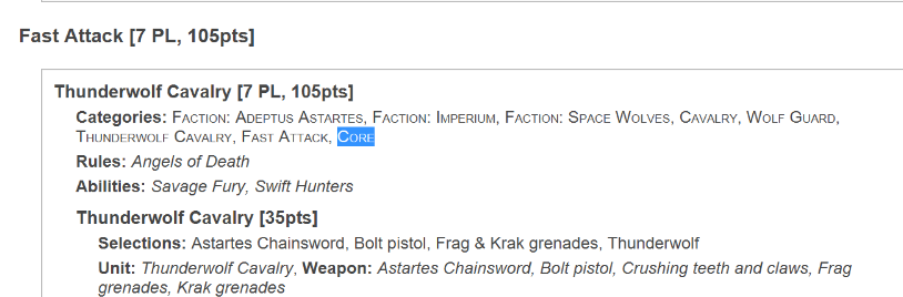 Spacewolves points/rules issues · Issue #12346 · BSData/wh40k-9e · GitHub