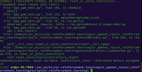 cannot work · Issue #6 · Geonhee-LEE/ur-reaching-reinforcement-learning · GitHub