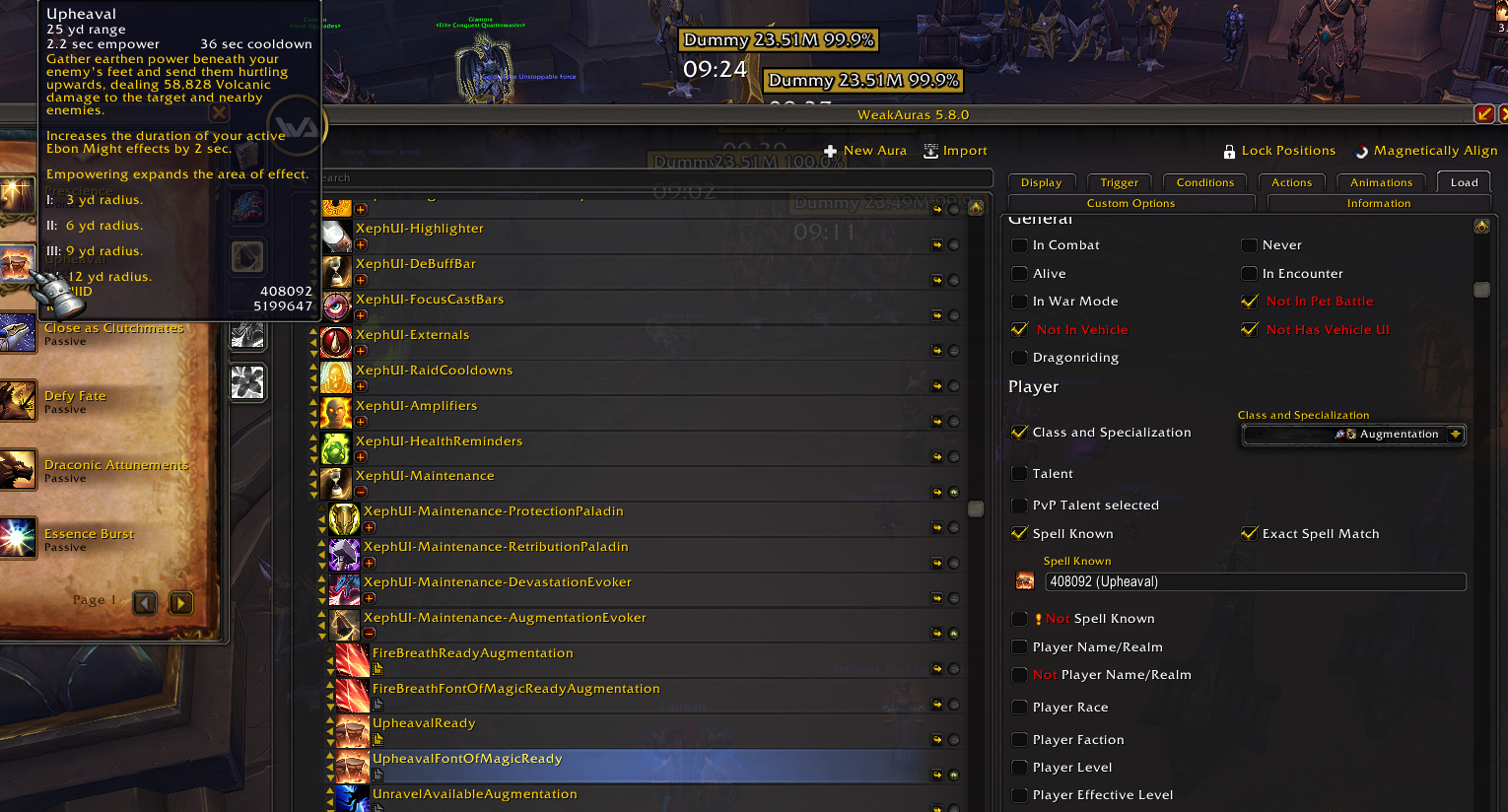 Something is off about Load Conditions with Spell Known · Issue #4638 · WeakAuras/WeakAuras2 ...