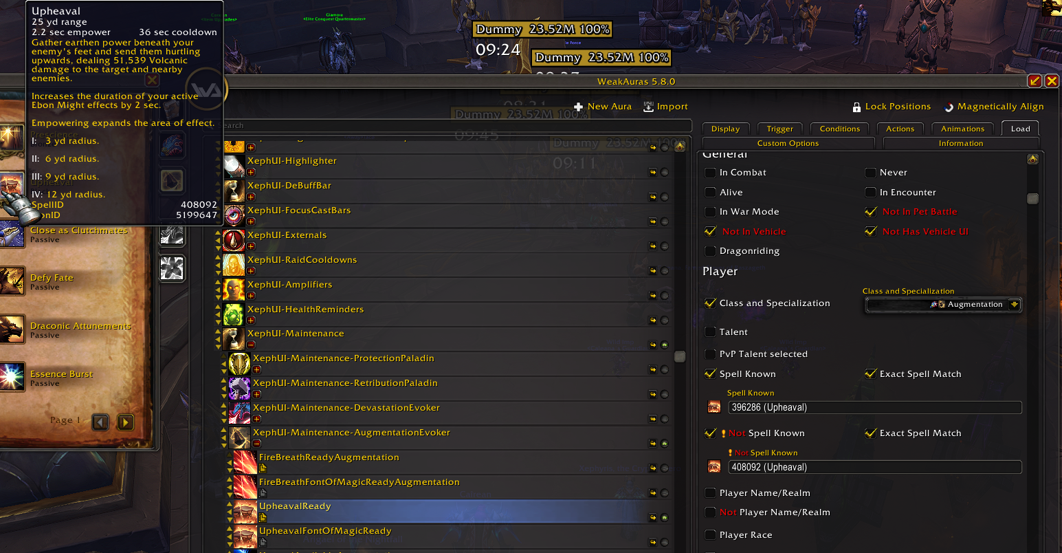 Something is off about Load Conditions with Spell Known · Issue #4638 · WeakAuras/WeakAuras2 ...