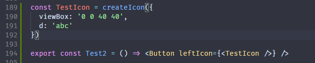 [1.0][Icon] Can't use icons created by createIcon with TypeScript ...