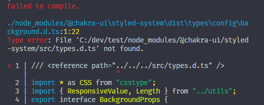 TS build fails if skipLibCheck is false · Issue #2371 · chakra-ui/chakra-ui · GitHub