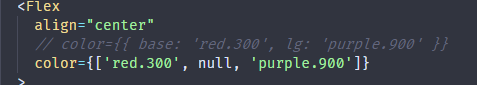 TypeScript error when assigning a responsive style to "color" attribute ...