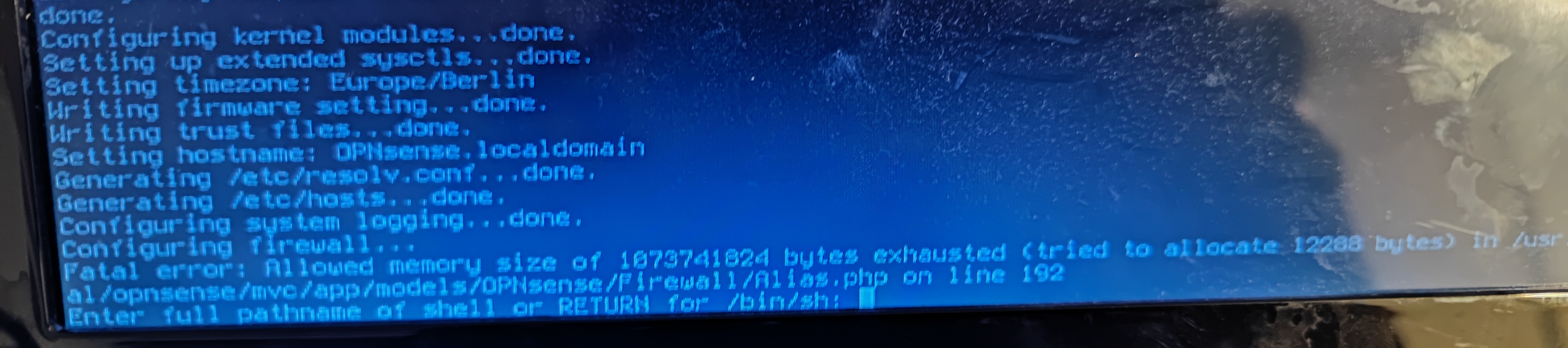 Allowed memory size of 1073741824 bytes exhausted (tried to allocate ...