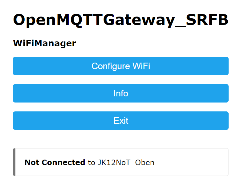 Wifi disconnected · Issue #516 · 1technophile/OpenMQTTGateway · GitHub