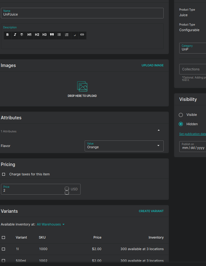 [Admin]Unpublished product can be added to basket if it has variants ...
