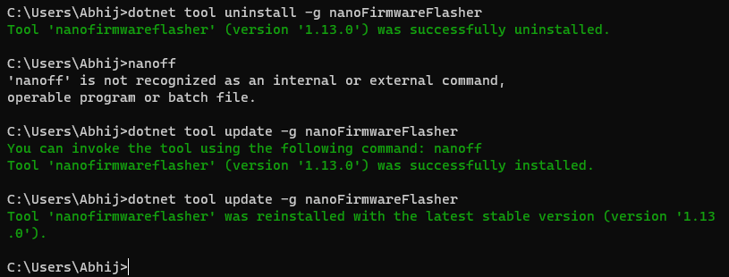 nanoff command unable to find ESP32_WROOM_32 firmware in repository · Issue #753 · nanoframework ...