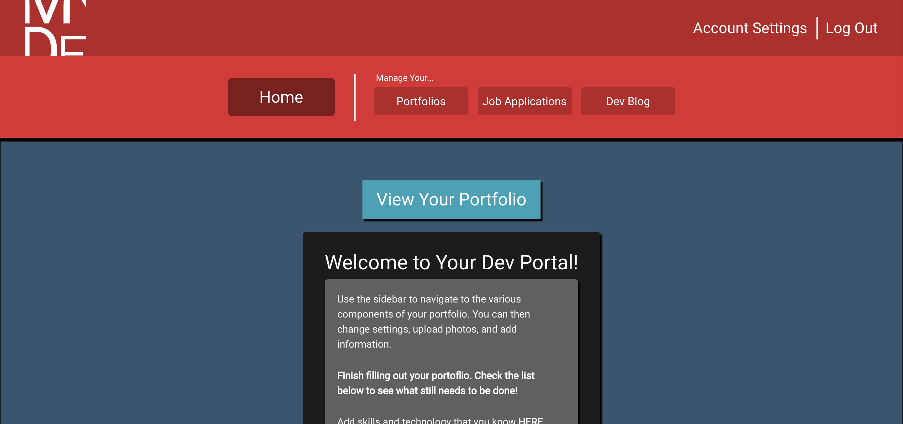 Bug: Logo blows up after clicking account settings and returning to main page · Issue #16 · the ...