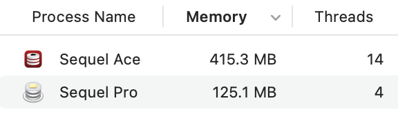 UI becomes slow after program is open for a while · Issue #1197 · Sequel-Ace/Sequel-Ace · GitHub