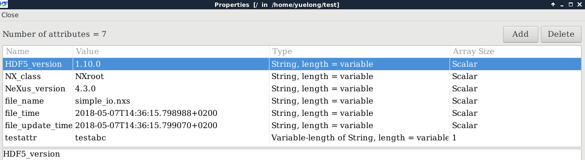 cannot read string attribute with array size 1 · Issue #309 · ess-dmsc/h5cpp · GitHub