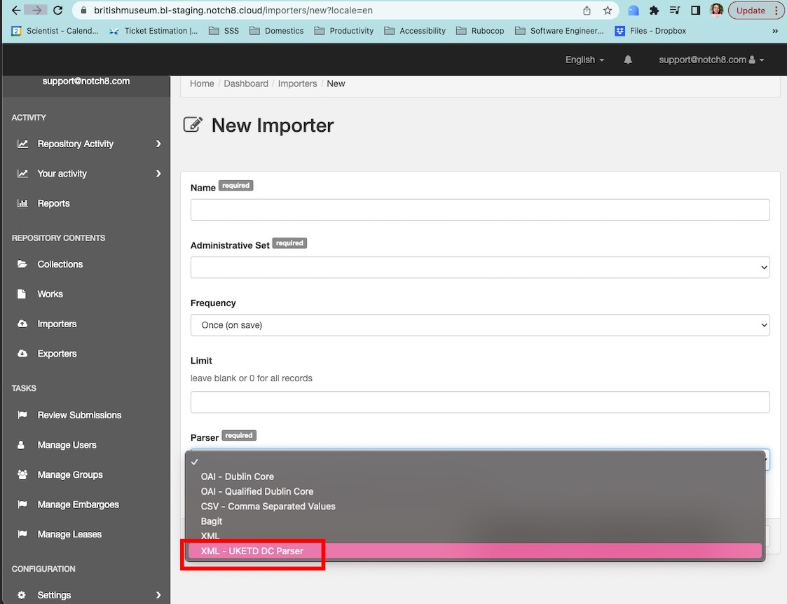 XML importer for UKETD_DC (EThOS content) to be labelled UKETD_DC · Issue #268 · scientist ...