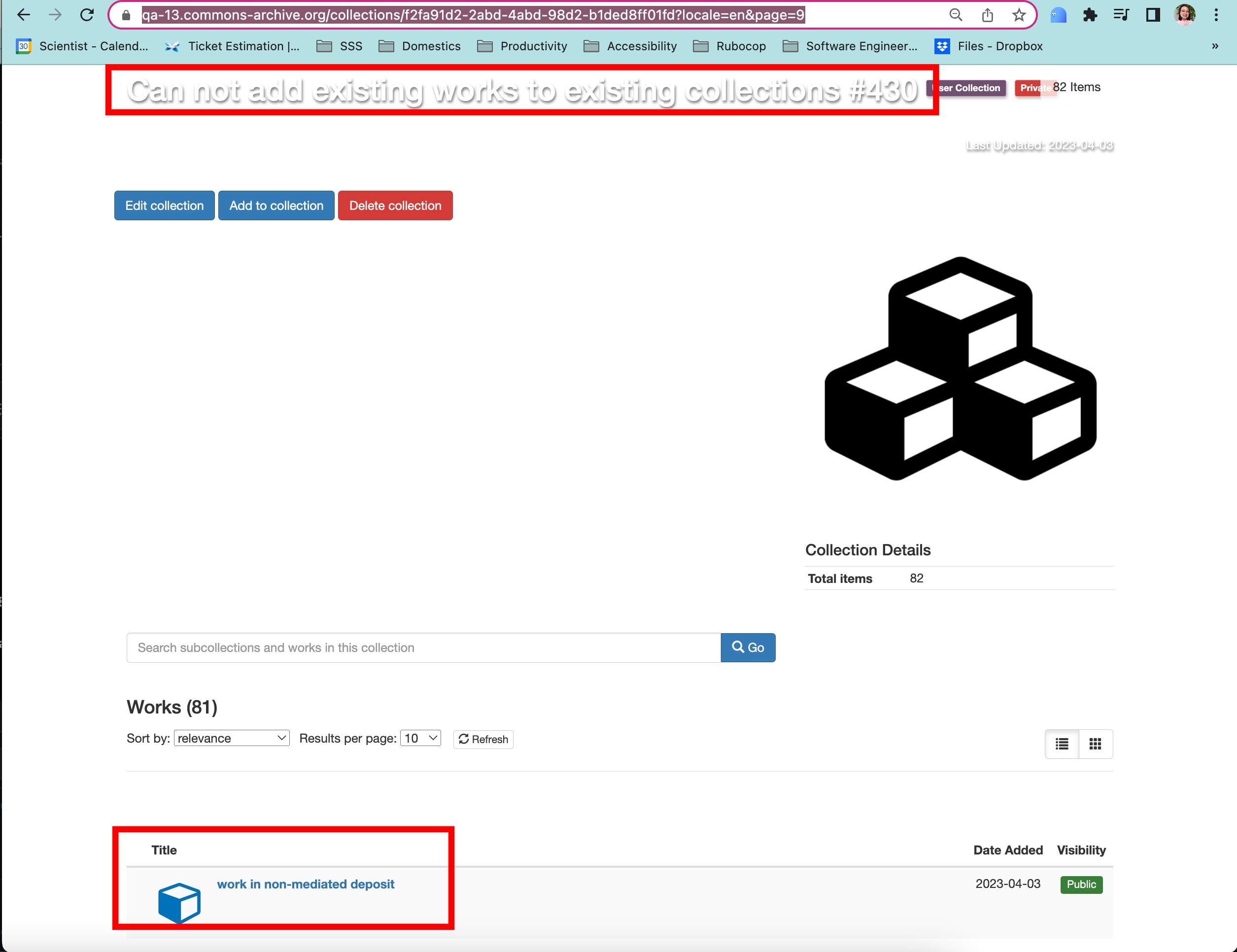Can not add existing works to existing collections · Issue #430 · notch8/palni-palci · GitHub