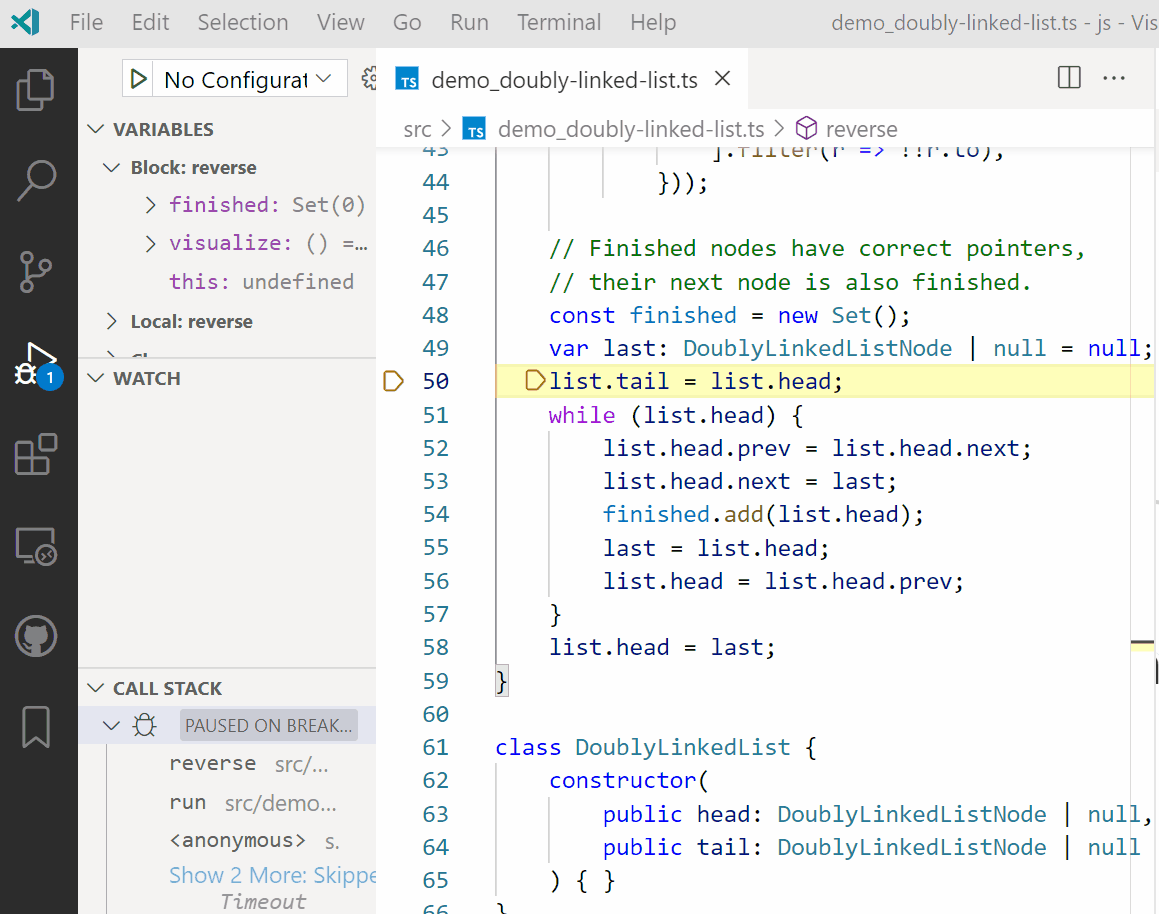 Debug Pane Opens When Debugger Pauses · Issue #127959 · microsoft/vscode · GitHub
