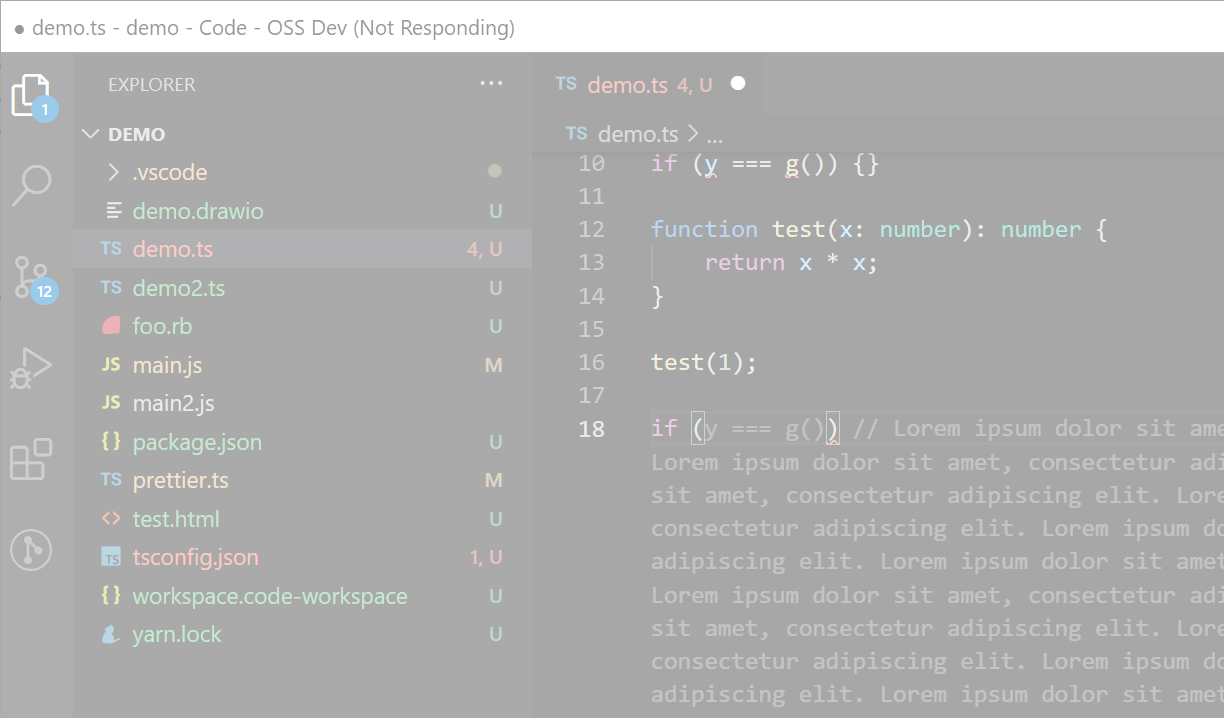 Code OSS Freezes After Some Time When Debugging From VS Code Insiders · Issue #128542 ...