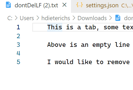 Don't delete Line Feeds in Column mode deletes. · Issue #115559 ...