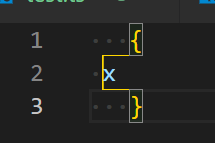 Feature Request: Bracket Guides Should Consider Indentation · Issue #134267 · microsoft/vscode ...