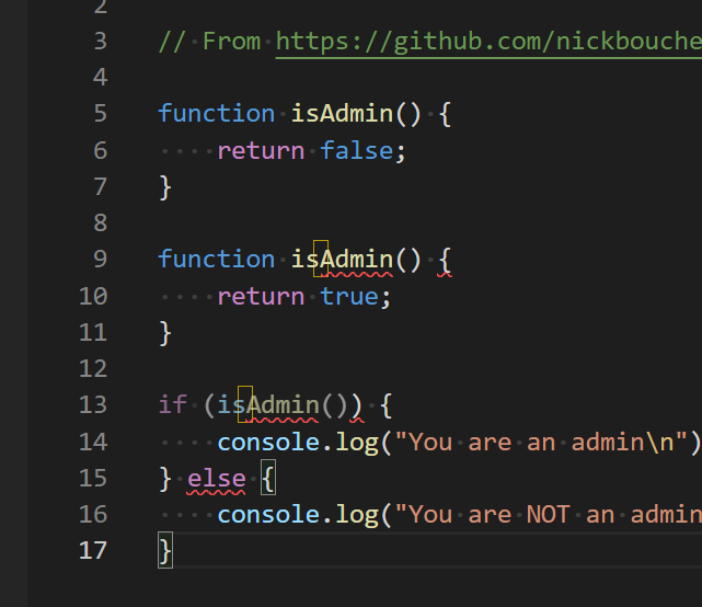 Make ambiguous character outline yellow, not red · Issue #138059 ...