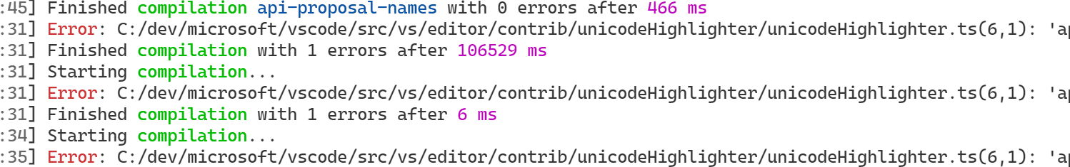 Terminal: Underline on Hover Is Inconsistent & Column/Line are not ...