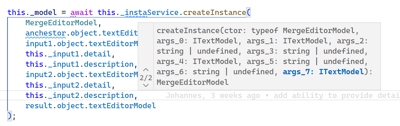 Improve definition GetLeadingNonServiceArgs to keep parameter names ...