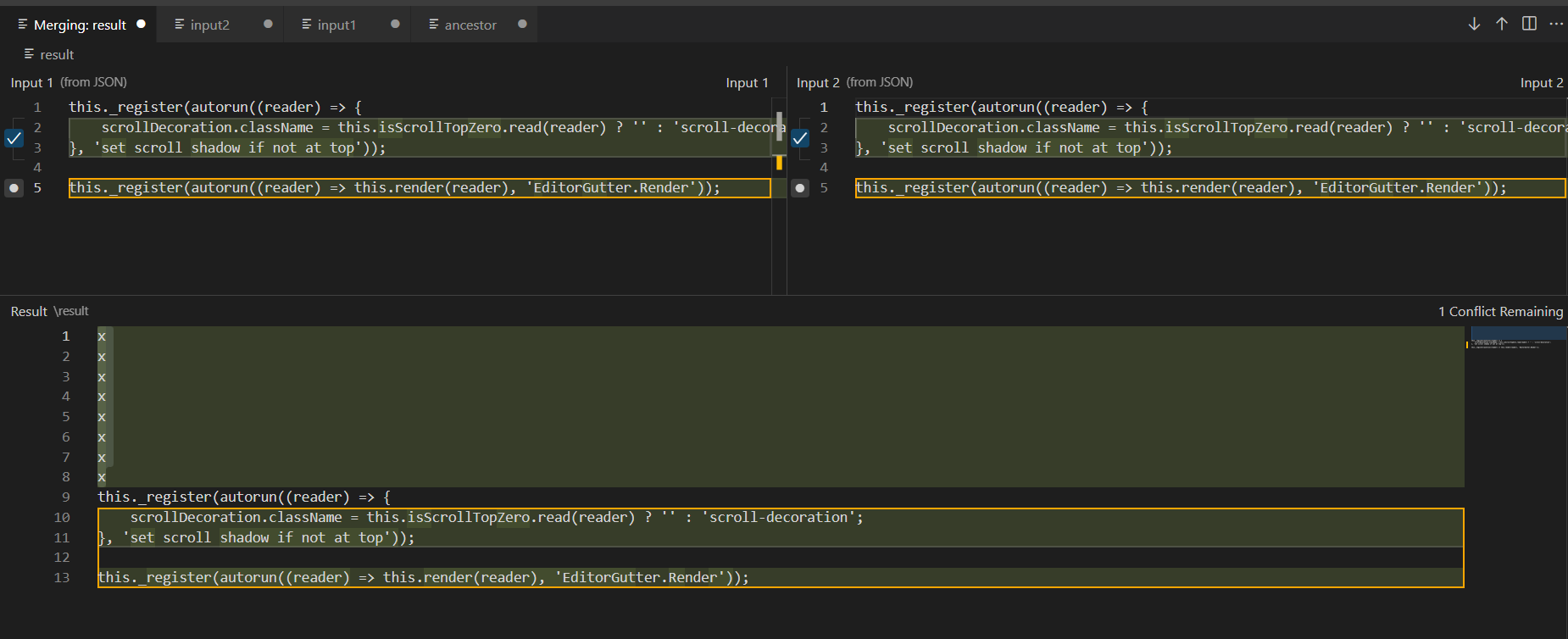 Result Projection Is Invalid · Issue #154030 · microsoft/vscode · GitHub