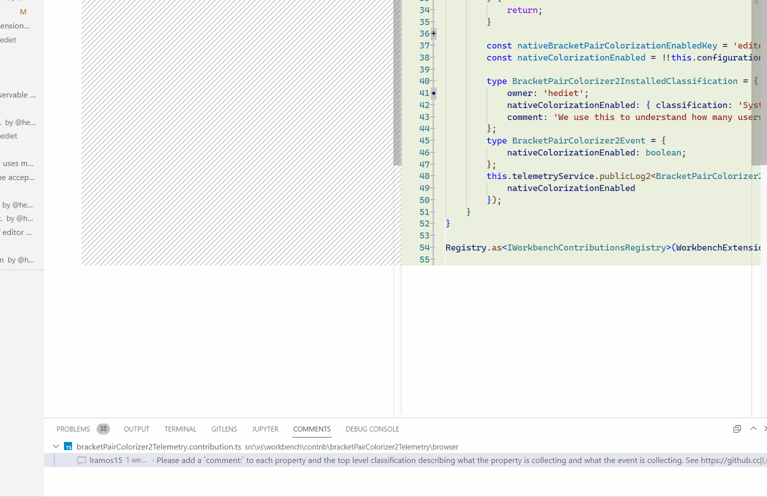 Git Comments: Edit Doesn't Work Always · Issue #156260 · microsoft ...