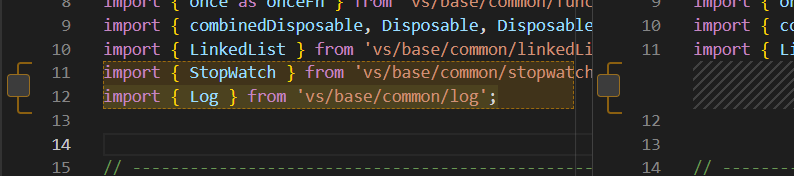 Diff Background Color Is Not Noticable In Light Theme / Barely Noticable In Dark Theme · Issue ...