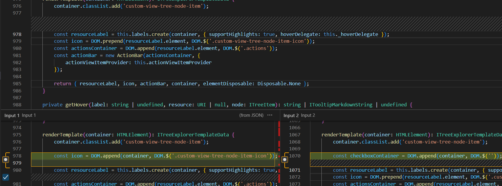 Merge Editor Highlight Conflicts That Just Are A Single View Zone · Issue 160276 · Microsoft