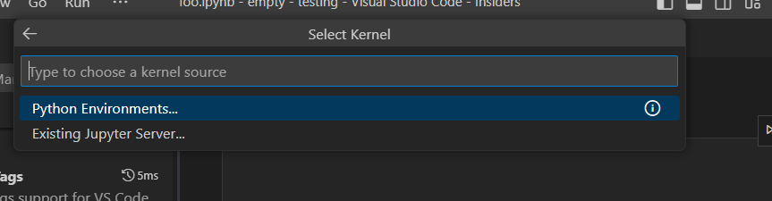 Select Another Kernel Not In Kernel Picker · Issue 172168 · Microsoftvscode · Github