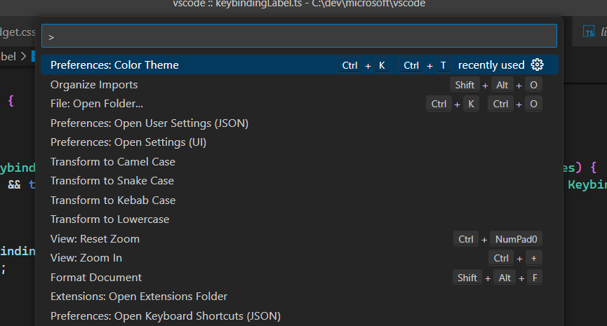 Inline Suggest Hover Inconsistent Keybinding Style To Other Editor Hovers · Issue 172185