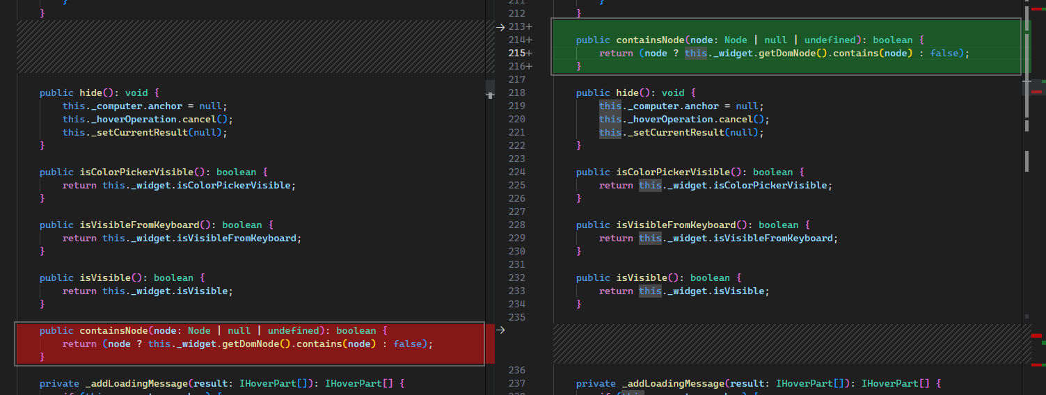 Moved Code Detection Lines Are Not Visible · Issue 186918 · Microsoftvscode · Github